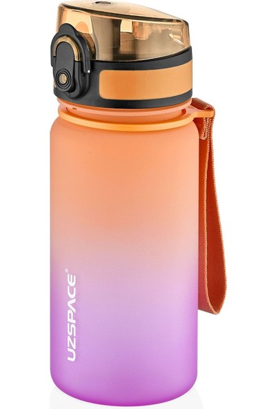 Uzspace 350 ml Gradyan Tritan Spor ve Okul Matara - Turuncu ve Mor Uzspace 350 ml Gradyan Tritan Spor ve Okul Matara - Turuncu ve Mor