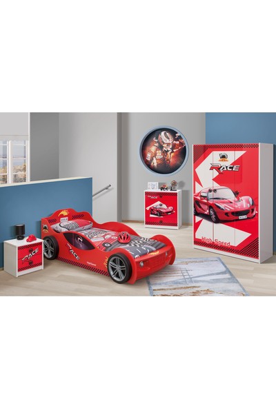 Doressa Road Red Çocuk Odası Takımı
