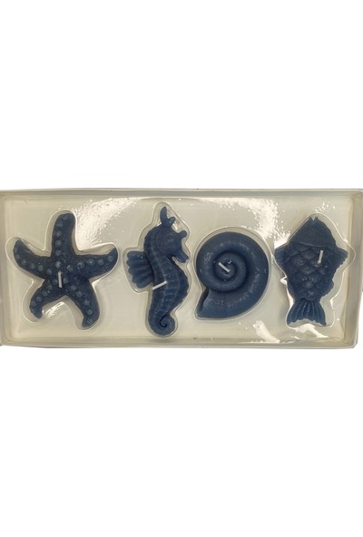 Fa 4lü Deniz Temalı Mum