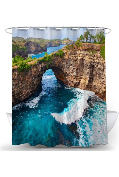 Yilegou 180X180CM Baskılı Su Geçirmez Duş Perdesi - Mavi (Yurt Dışından) Yilegou 180X180CM Baskılı Su Geçirmez Duş Perdesi - Mavi (Yurt Dışından)