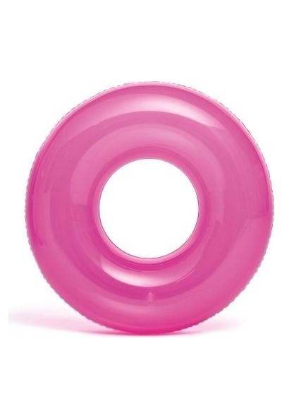 Intex Şeffaf Baskılı Jumbo Simit 76 cm Pembe Intex Şeffaf Baskılı Jumbo Simit 76 cm Pembe