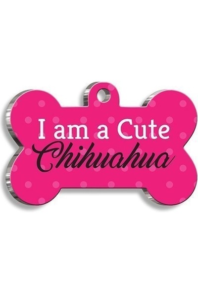 See Me Chihuahua Kemik Şekilli Köpek Künyesi See Me Chihuahua Kemik Şekilli Köpek Künyesi