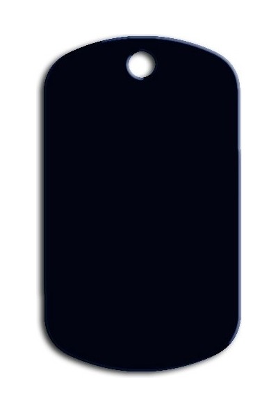 See Me Büyük Askeri Köpek Künyesi Siyah See Me Büyük Askeri Köpek Künyesi Siyah