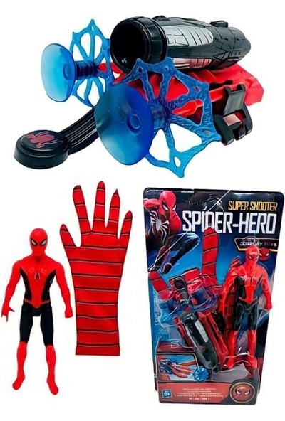 Örümcek Adam Ağ Fırlatan Ok Atan Vantuzlu Eldiven Işıklı Figür Örümcek Adam Ağ Fırlatan Ok Atan Vantuzlu Eldiven Işıklı Figür