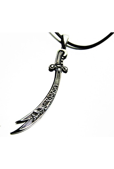 Gümüş Zülfikar Erkek Kolye Gümüş Zülfikar Erkek Kolye