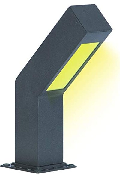 Berlin Shop Alüminyum Metal Bollards Set Üstü Fenerler