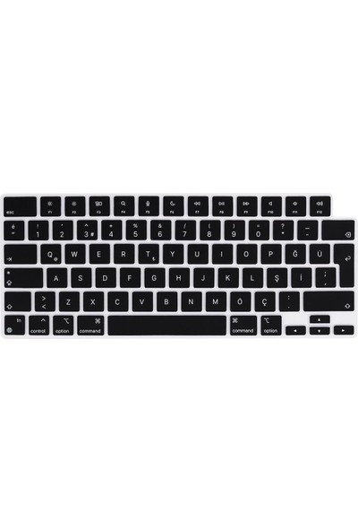 Microcase MacBook Pro 14 14.2 Inc M1 Pro 2021 A2442 Silikon Klavye Koruması Eu Türkçe - Siyah AL2981 Microcase MacBook Pro 14 14.2 Inc M1 Pro 2021 A2442 Silikon Klavye Koruması Eu Türkçe - Siyah AL2981