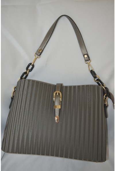 Ruzi Shoulder Model Naturel Deri Kadın El ve Omuz Çantası