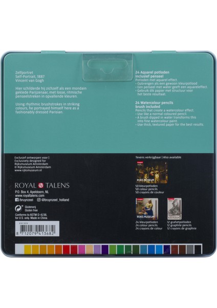 Bruynzeel Kuru Boya Kalem Seti 24 Renk Vincent Van Gogh, Peşin fiyatına ...