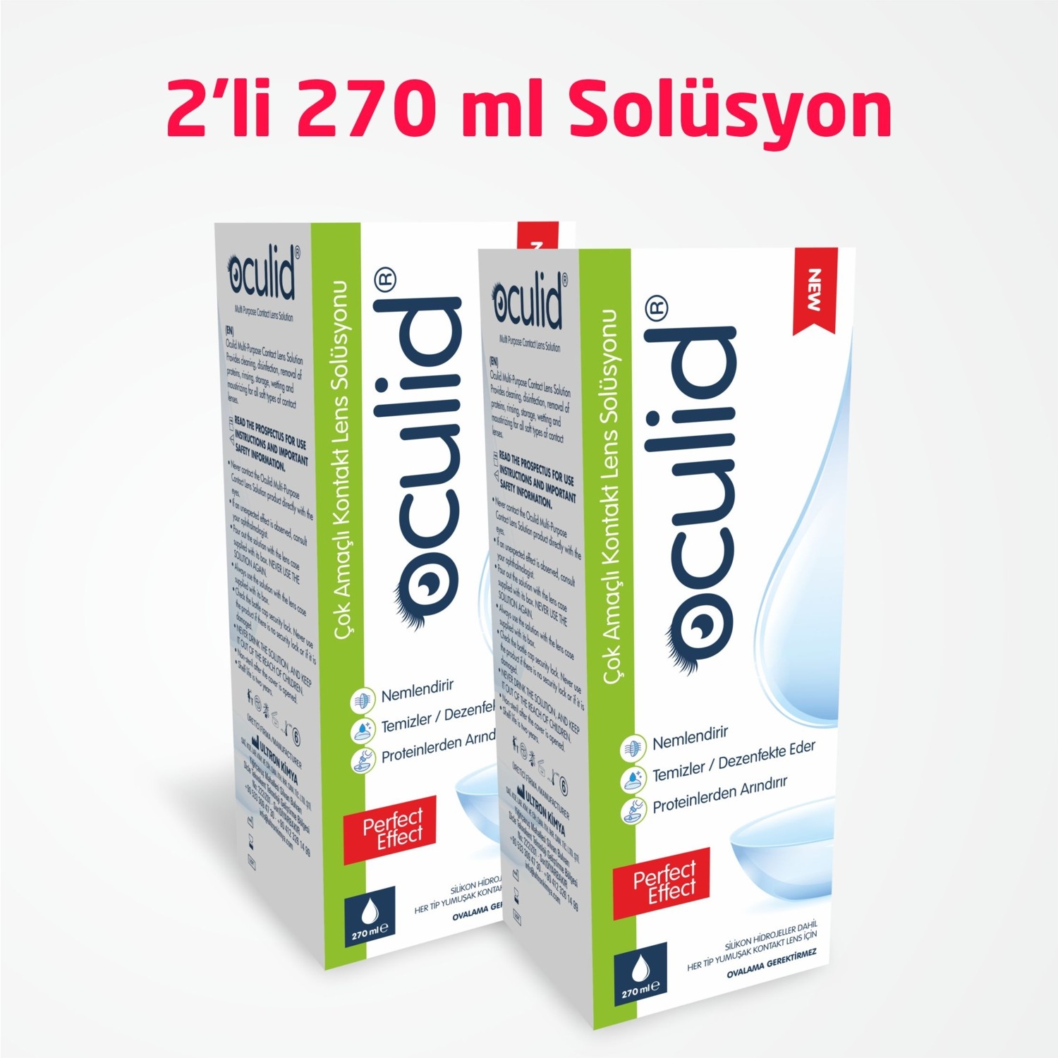 Oculid L:ns Solusyonu 270 Ml x 2ADET Fiyatı - Taksit Seçenekleri
