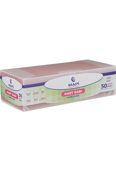 Berlin Shop Kart Kabı Dikey Kırmızı.