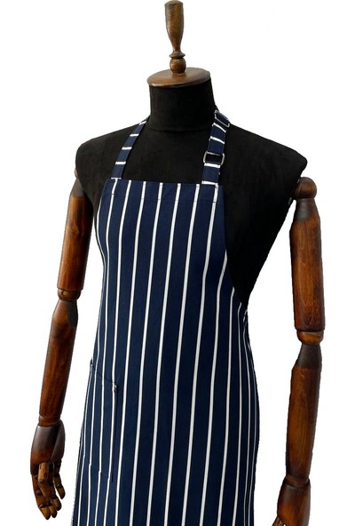 Tepe Üniforma Lacivert Beyaz Çizgiliaskılı Mutfak Önlüğü Master Chef Cafe Şef Aşçı Kuaför Sanat Barista Önlük Tepe Üniforma Lacivert Beyaz Çizgiliaskılı Mutfak Önlüğü Master Chef Cafe Şef Aşçı Kuaför Sanat Barista Önlük