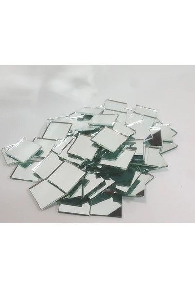 Şişecam 100’LÜ Dekoratif Kırık (4 Mm) Kalınlığında Kare Ayna 2CMX2CM