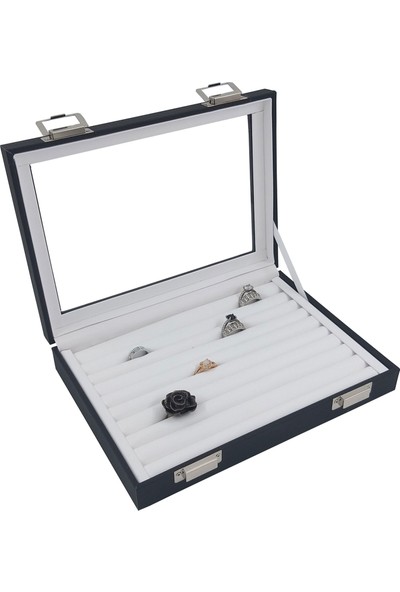 Dijital Çarşı Yüzük Kutusu Sosis Tipi Camlı Siyah 18*25CM Dijital Çarşı Yüzük Kutusu Sosis Tipi Camlı Siyah 18*25CM