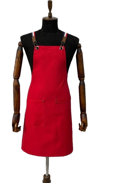 Tepe Üniforma Askılı Mutfak Önlüğü Master Chef Cafe Şef Aşçı Kuaför Sanat Barista Önlük Tepe Üniforma Tepe Üniforma Askılı Mutfak Önlüğü Master Chef Cafe Şef Aşçı Kuaför Sanat Barista Önlük Tepe Üniforma