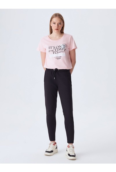 Beli Lastikli Cepli Siyah Eşofman