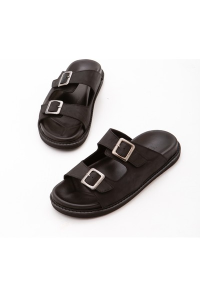 Tamer Tanca Erkek Derı Günlük Terlik 876 610 Erk Trlk Y22