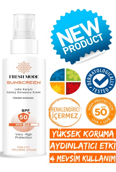 Fresh Mode Leke Karşıtı Güneş Koruyucu Krem