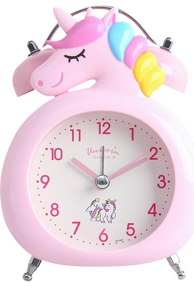Hediyesahibi Dekoratif Masa Üstü Unicorn Çalar Saat Hediyesahibi Dekoratif Masa Üstü Unicorn Çalar Saat