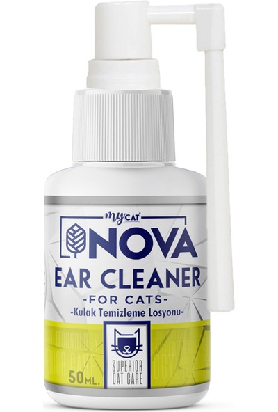 Nova Kediler Için Kulak Temizleme Solüsyonu 50ML Nova Kediler Için Kulak Temizleme Solüsyonu 50ML
