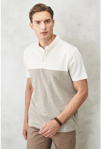 Altınyıldız Classics Slim Fit Dar Kesim Polo Yaka Çizgili Tişört Altınyıldız Classics Slim Fit Dar Kesim Polo Yaka Çizgili Tişört