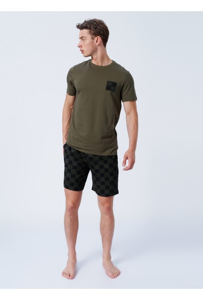 Ds Damat Şort, S, Haki