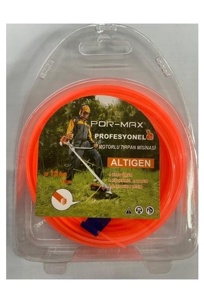 Tırpan Misinası Altıgen 3,3 mm 41 mt Tırpan Misinası Altıgen 3,3 mm 41 mt
