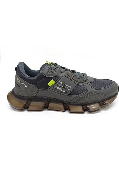 Dunlop Siyah Gri Sneaker Spor Ayakkabı