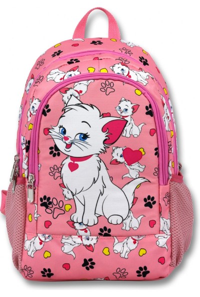 Cennec Kız Çocuk Kedi Baskılı Anaokulu ve Günlük Sırt Çantası Cennec Kız Çocuk Kedi Baskılı Anaokulu ve Günlük Sırt Çantası