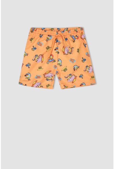 DeFacto Erkek Çocuk Kral Şakir Lisanslı Yüzme Şortu Y5780A622SM