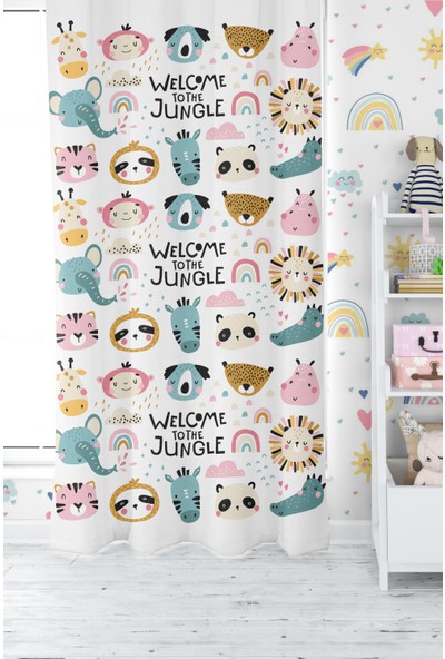 Welcome To The Jungle Çocuk Fon Perde