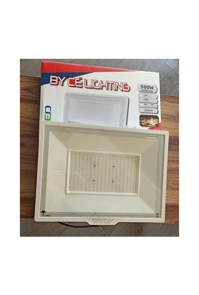 By Ce Lighting 500 Watt Beyaz Işık LED Projektör ( IP66 ) By Ce Lighting 500 Watt Beyaz Işık LED Projektör ( IP66 )