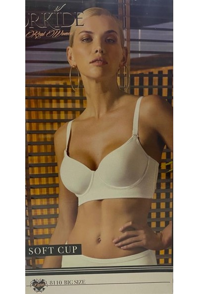 Orkide 8110 Bıg Size Desteksiz Sütyen/beyaz/90 Orkide 8110 Bıg Size Desteksiz Sütyen/beyaz/90