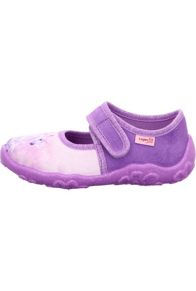 Superfit Kız Çocuk Ev Kreş Ayakkabısı Mor Unicorn