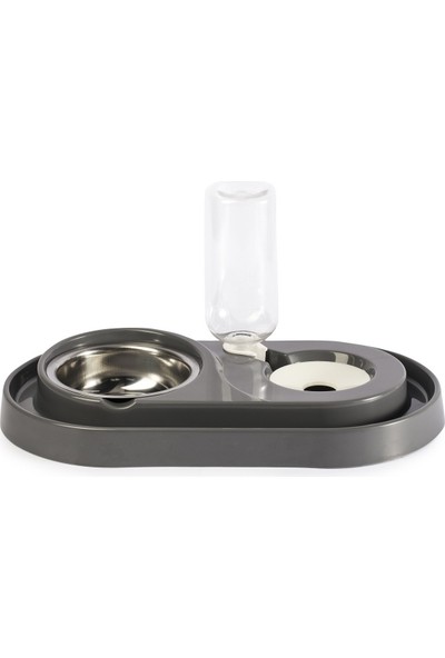 Petsi Essential Kedi-Köpek Mama ve Su Kabı 500 ml Antrasit Petsi Essential Kedi-Köpek Mama ve Su Kabı 500 ml Antrasit