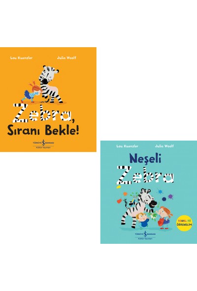 Zebra Sıranı Bekle + Neşeli Zebra 2'li Resimli Hikaye Kitabı Seti Zebra Sıranı Bekle + Neşeli Zebra 2'li Resimli Hikaye Kitabı Seti