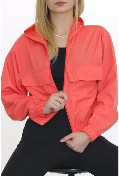 İlkecim Butik Yağmurluk Mont Pembe1 - 7539.107.