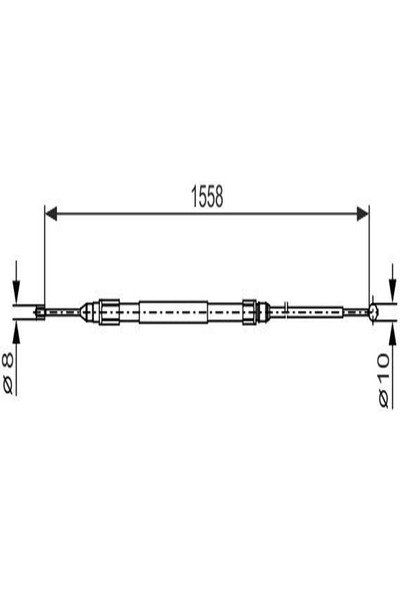 Bosch 1987482368 Fren Teli. 1558 mm (WF518388)