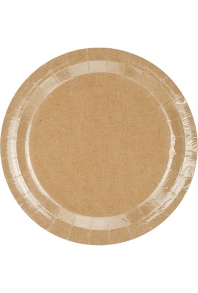 Pavlova Doğum Günü Parti Naturel Kraft Kağıt Tabak 23 cm 10LU Pavlova Doğum Günü Parti Naturel Kraft Kağıt Tabak 23 cm 10LU