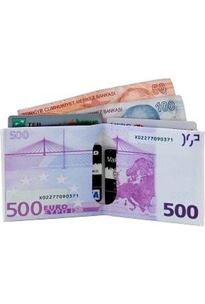 Euro Tasarımlı Cüzdan