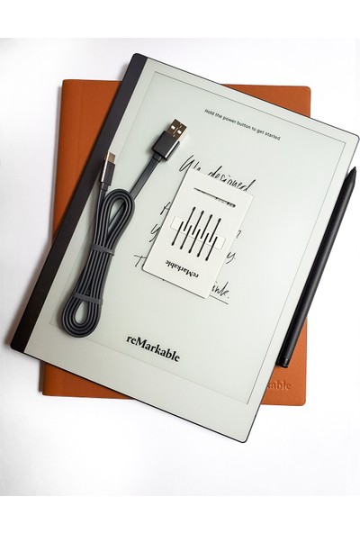 Remarkable 2 Digital Paper Tablet + Marker Plus + Kapaklı Kahverengi Kılıf Remarkable 2 Digital Paper Tablet + Marker Plus + Kapaklı Kahverengi Kılıf
