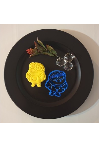 3D Sepetim Minion Kurabiye Kalıbı 86 x 99 x 10 mm