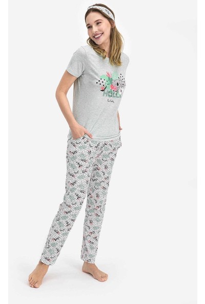 Pierre Cardin Kısa Kol Yazlık Kadın Pijama Takım M