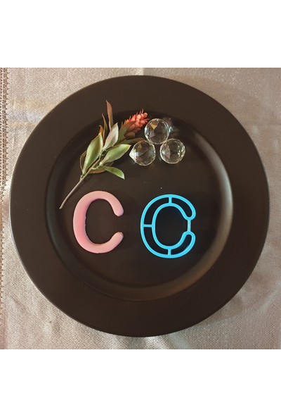 3D Sepetim C Harf Kurabiye Kalıbı 80 x 67 x 15 mm