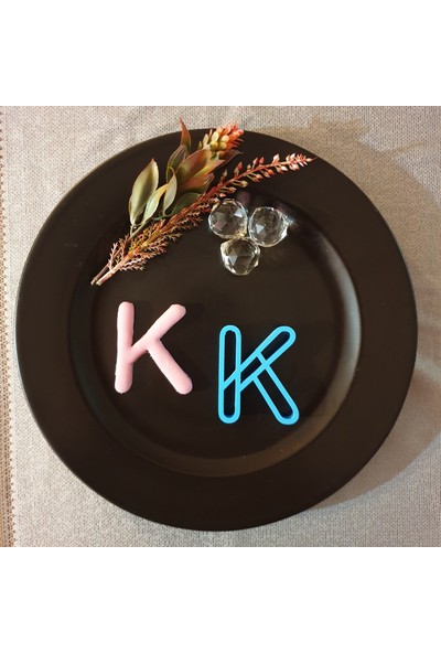 3D Sepetim K Harf Kurabiye Kalıbı 80 x 66 x 15 mm