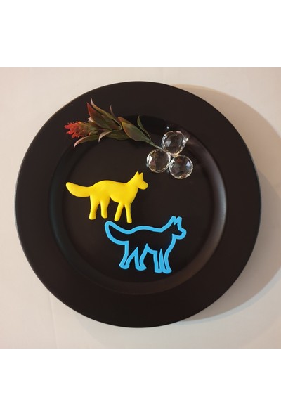 3D Sepetim Kurt Kurabiye Kalıbı 110 x 79 x 12 mm