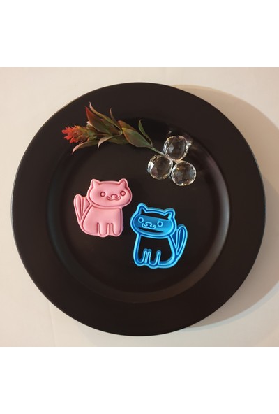 3D Sepetim Neko Kedi Kurabiye Kalıbı 78 x 82 x 12 mm 3D Sepetim Neko Kedi Kurabiye Kalıbı 78 x 82 x 12 mm