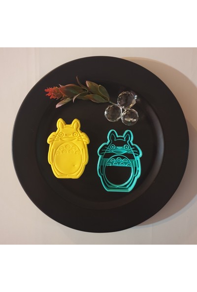 3D Sepetim Totoro Kurabiye Kalıbı 83 x 116 x 15 mm