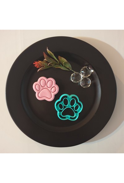 3D Sepetim Kedi Patisi Kurabiye Kalıbı 86 x 80 x 12 mm