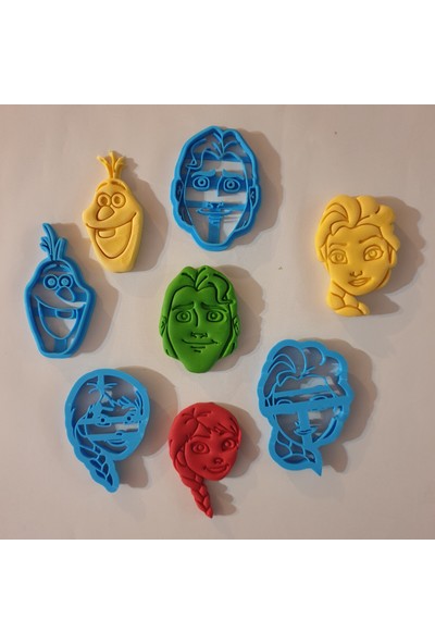 3D Sepetim Karlar Ülkesi Set Kurabiye Kalıbı 80 x 119 x 10 mm